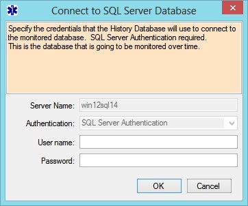 Configure Historic Database Connection - Database Health Monitor