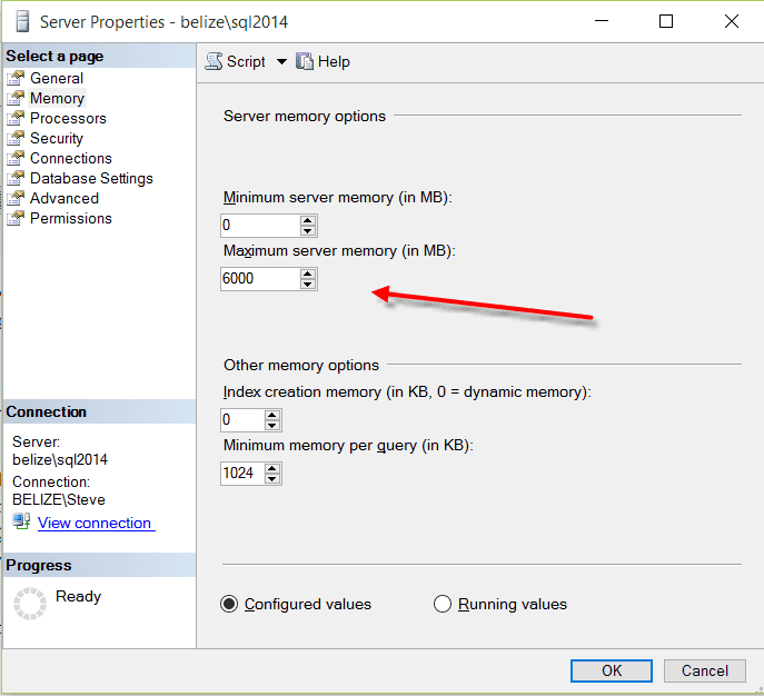 Quick Scan Report - Max Server Memory - Database Health Monitor
