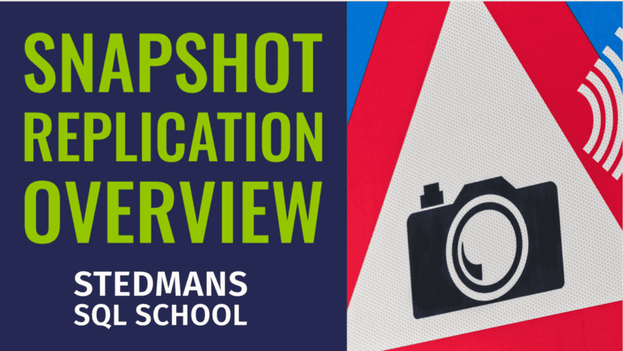 SQL Server Snapshot Replication - Database Health Monitor